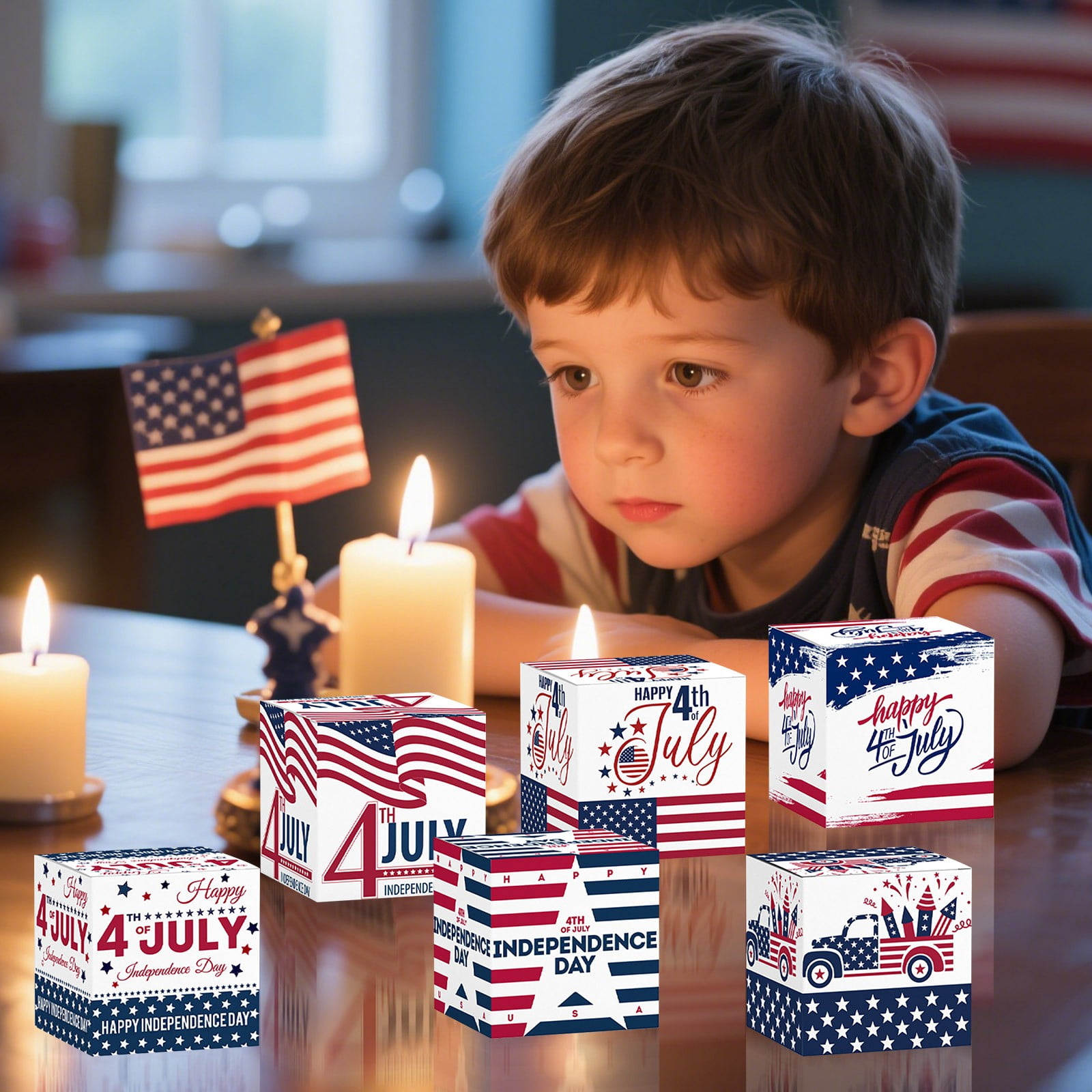 Zynic "Independence Day Candy Box Set Pack Of 6 Festive And Decorative ...