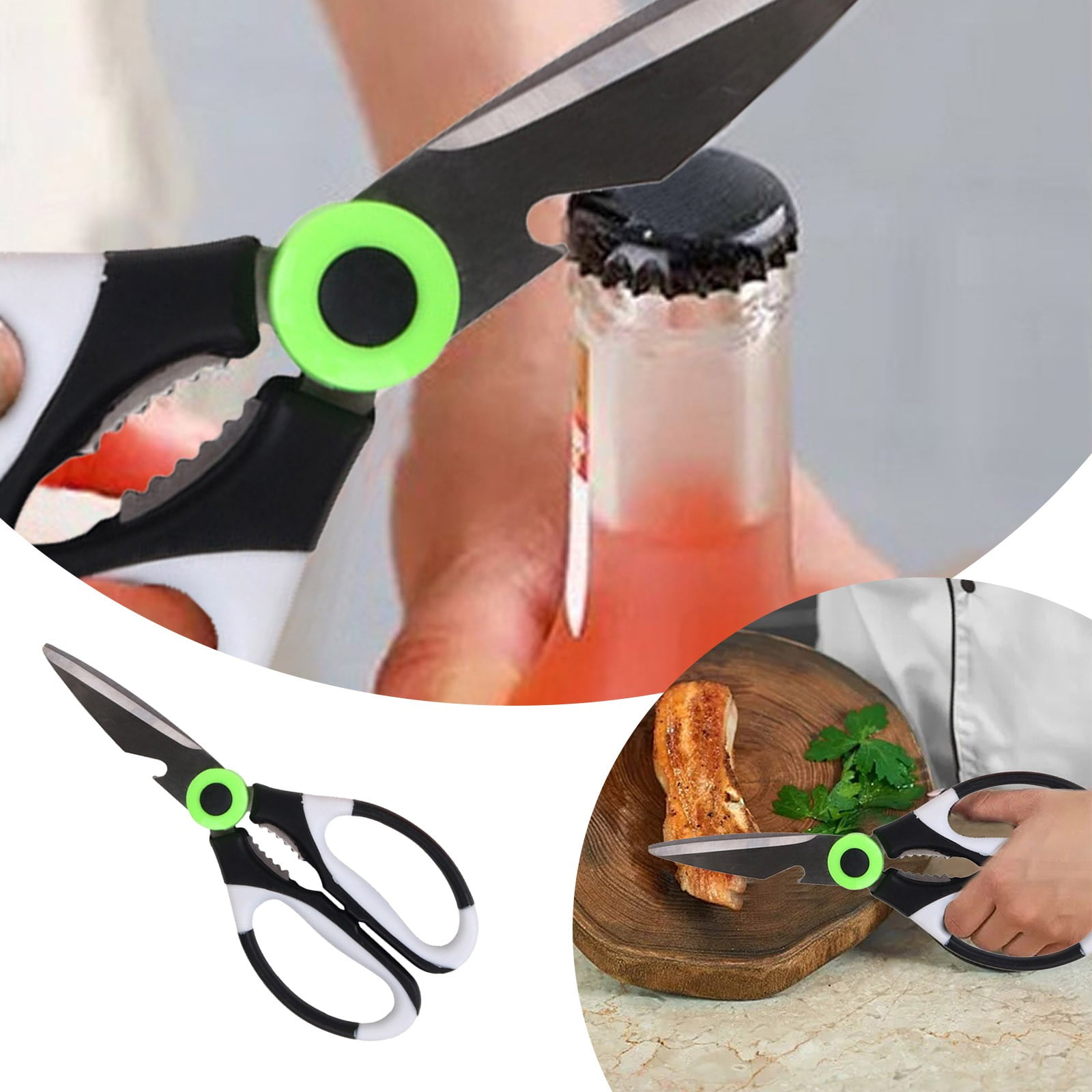 Zynic Kitchen Scissor 5 in 1,Kitchen Shears Heavy Duty Kitchen Scissors ...