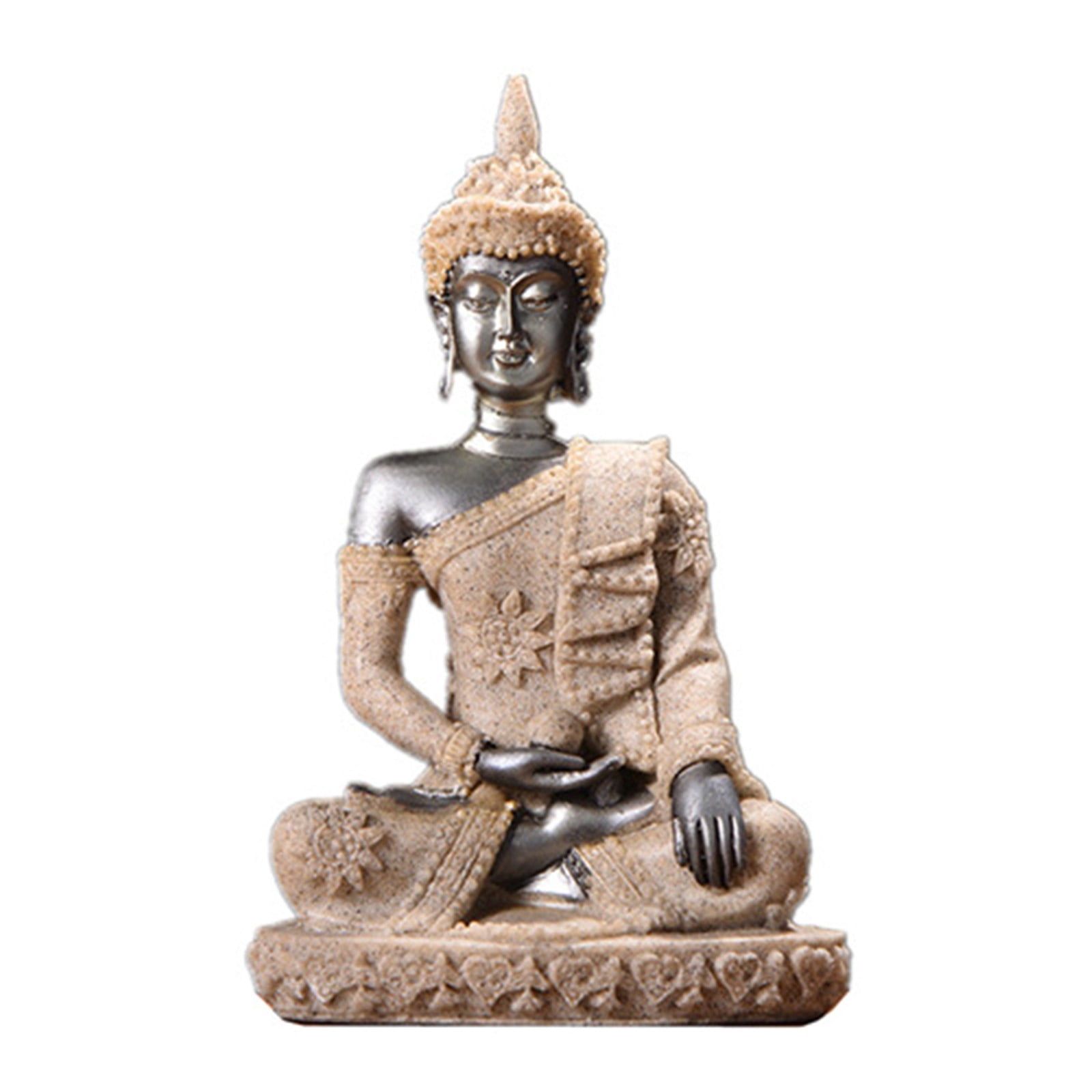 Zynic Miniature Statue Decor – Zen Resin Home For Living Room And ...