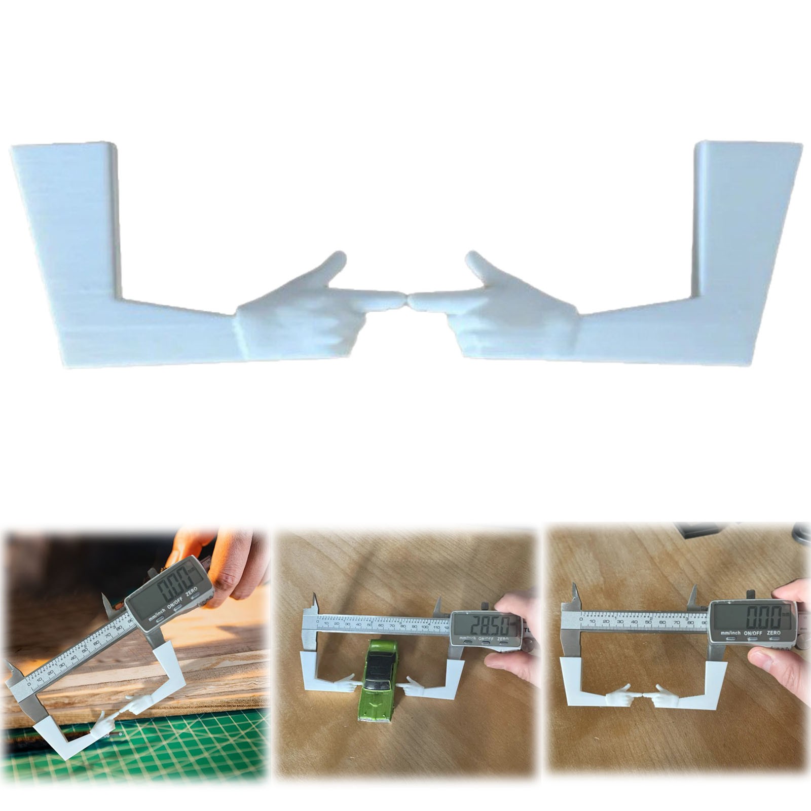 Zynic "The Righteous Finger" Caliper Helper – Ergonomic Measuring Aid ...