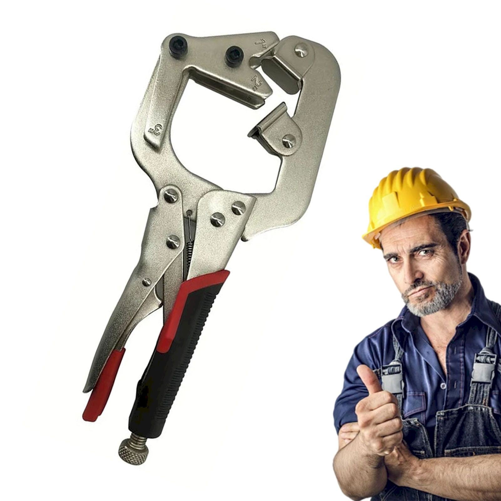 Zynic Welding Pipe Plier Clamp Fast Release C Clamp Locking With Large ...