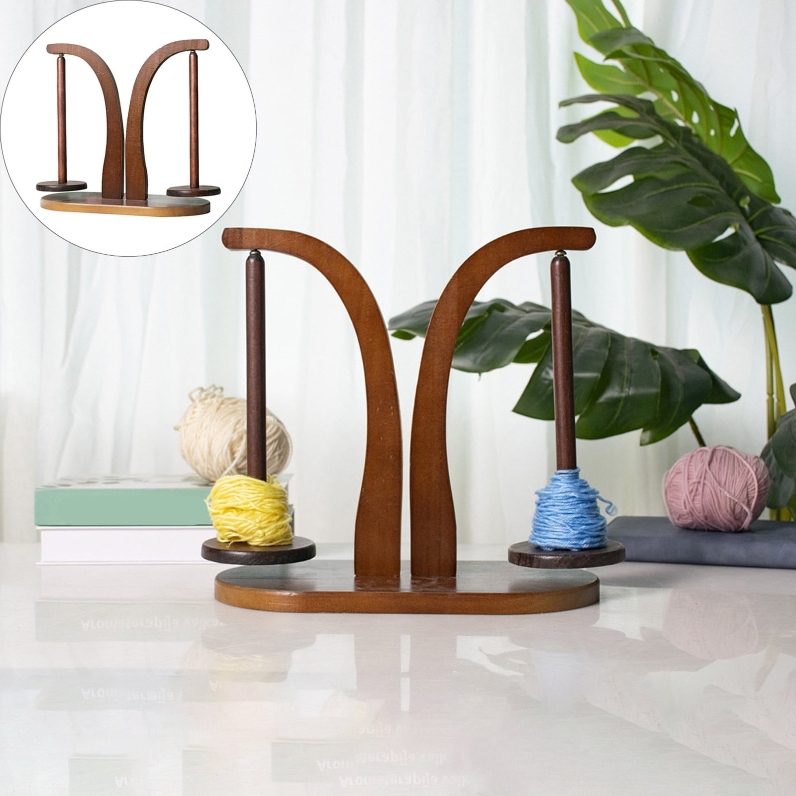 Zynic Yarn Holder For Knitting And Crocheting Yarn Holder For Two Yarn ...