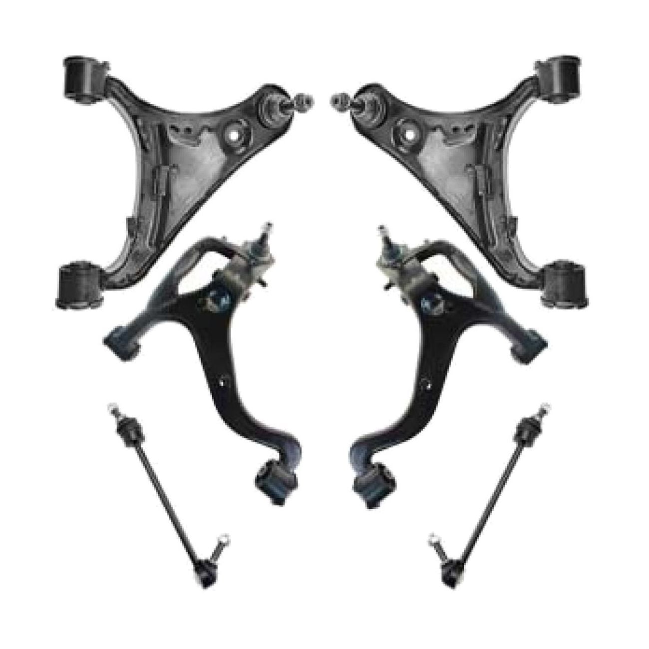 Zynkor 6pc Suspension Kit Control Arms w/Ball Joints Sway Bar End Links ...