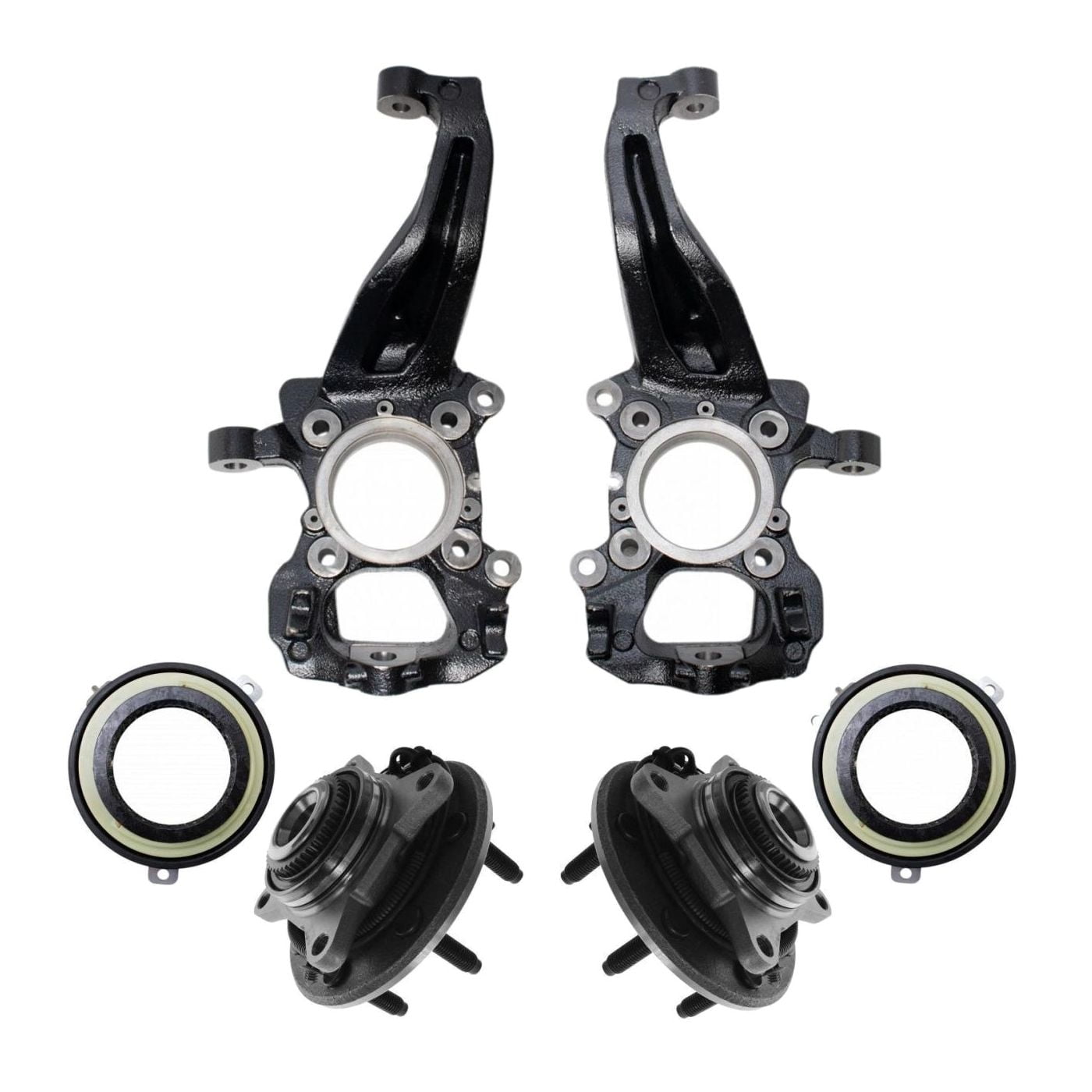 Zynkor Front Wheel Bearing Hub Assembly Knuckle Spindle Kit 6pc for ...