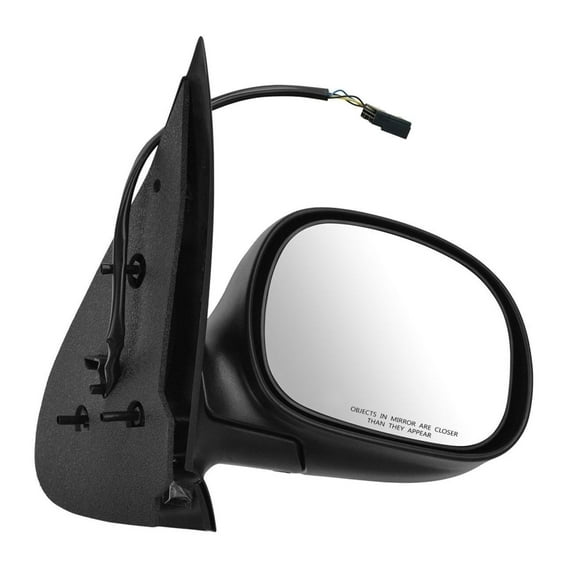 Zynkor Mirror Power Textured Right Passenger Side Black 3-Connector ...