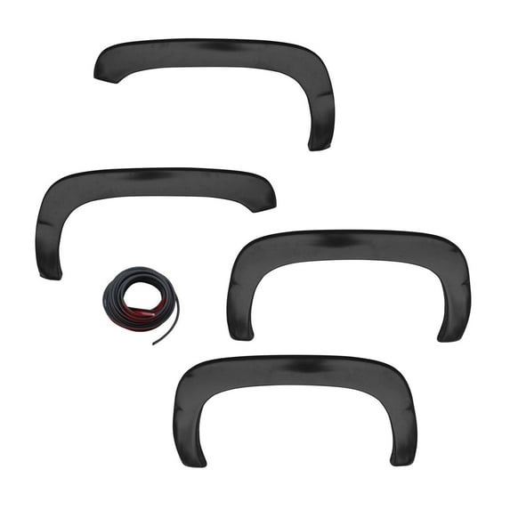 Zynkor Wheel Protector Flare Kit Bolt on Pocket Rivet Style Smooth Set ...