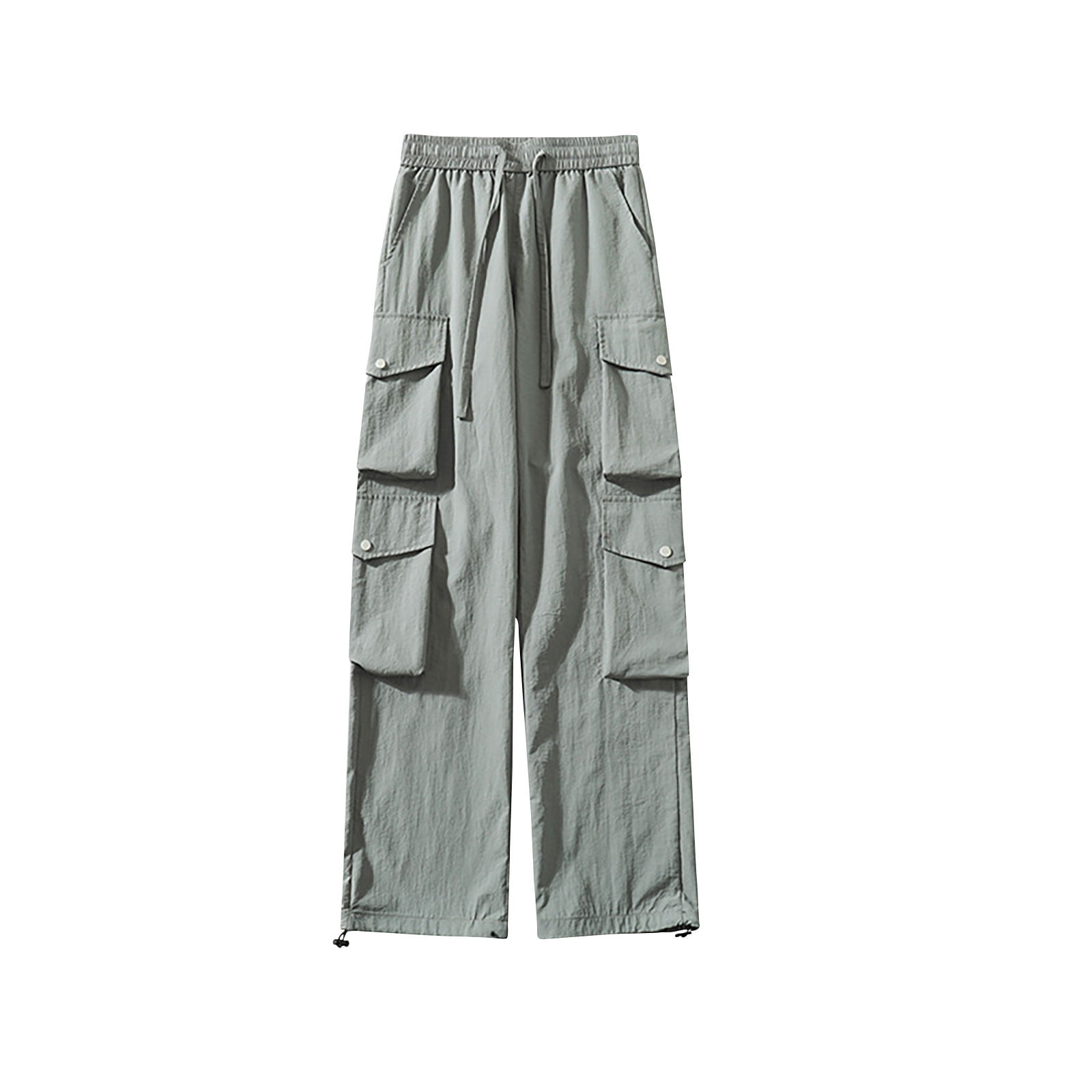 Zynviq Drawstring Pants for Men Big and Tall Relaxed Fit Solid Soft ...