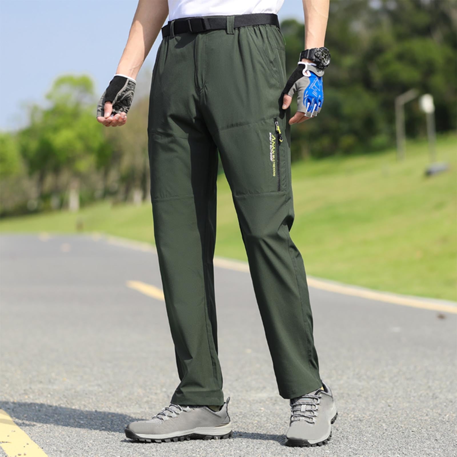 Zynviq Zipper Mens Pants Clearance Sale Tactical Quick Dry Hiking Pants ...