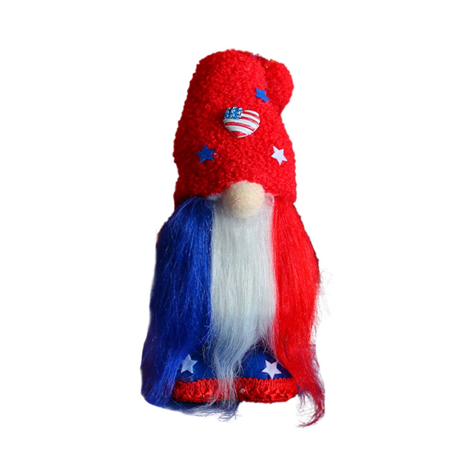 Zyooh Independence Day Hat Old Man Doll Standing Posture Beard Old Man ...