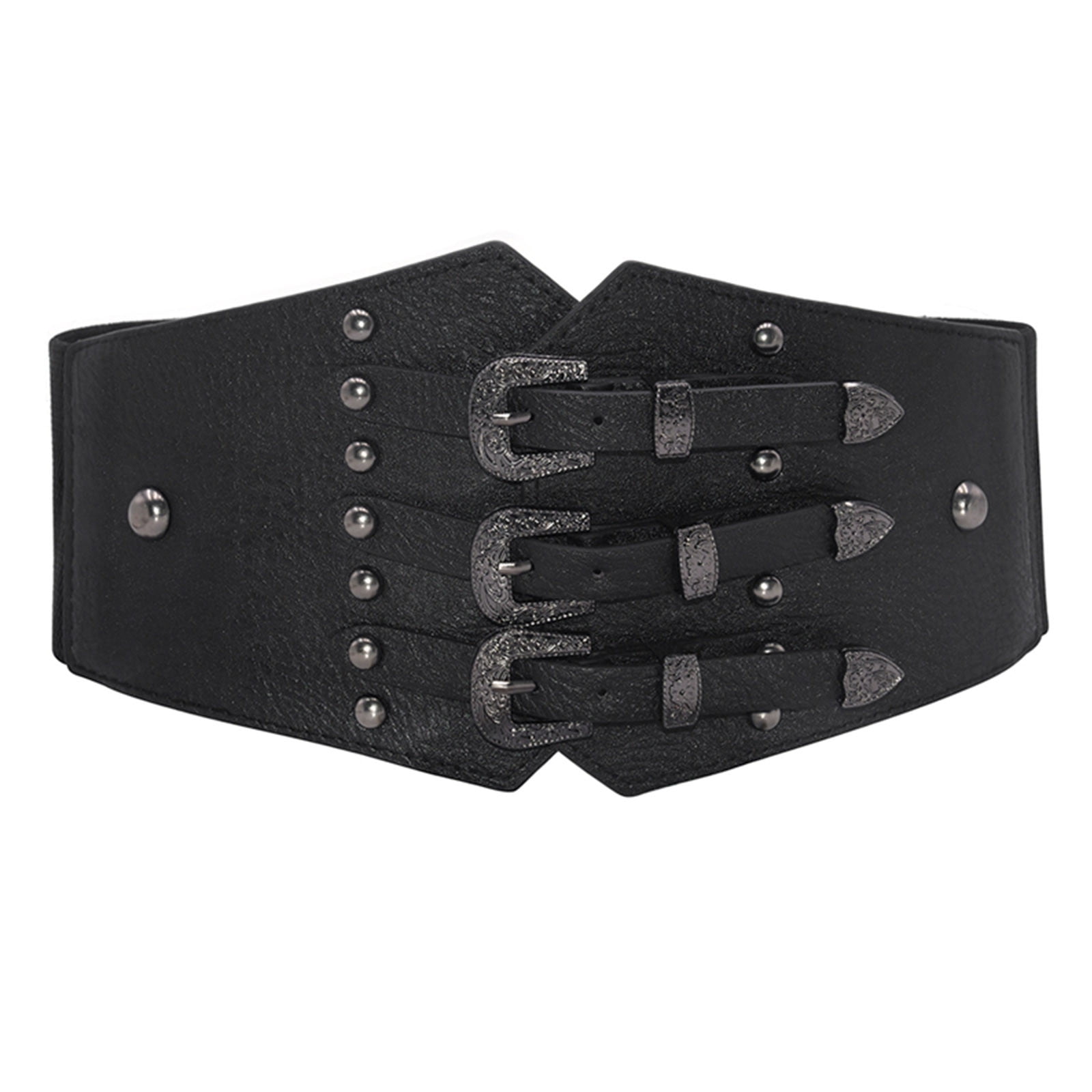Zyooh Ladies Fashion Versatile Belt Elastic Girdle Dress Belt Locking ...