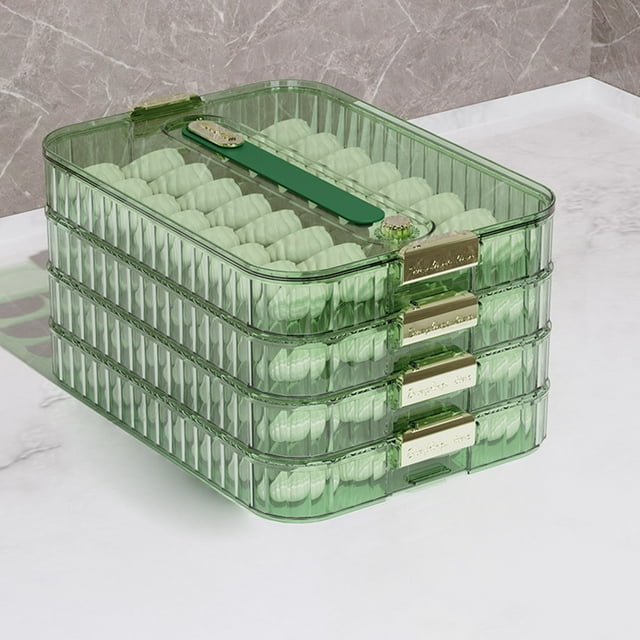 Zyooh Meat Container For Fridge 3 Layer / 4 Layer Lunch Meat Container ...