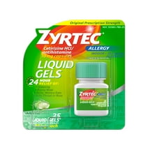Equate Allergy Relief Cetirizine HCl Softgels, 25 Count - Walmart.com