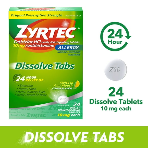 Zyrtec Allergy Medicine in Health and Medicine - Walmart.com