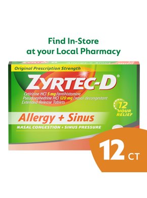 Pseudoephedrine in Allergy Medicine - Walmart.com
