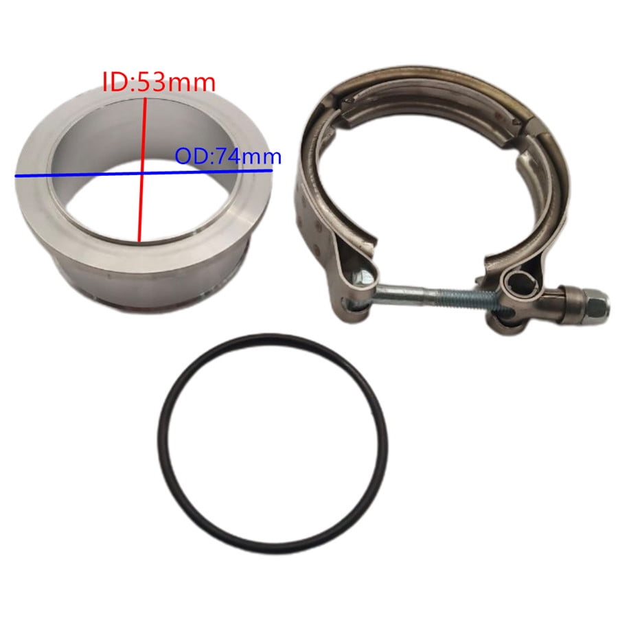 Zyutaosan 1 Set For Holset Hx35 Hx35W Hx40W Turbo Compressor V-Band ...