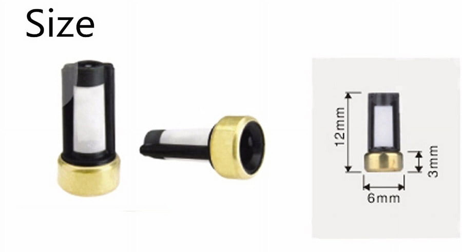 Zyutaosan 100 Pcs Universal Fuel Injector Micro Basket Filter For ...