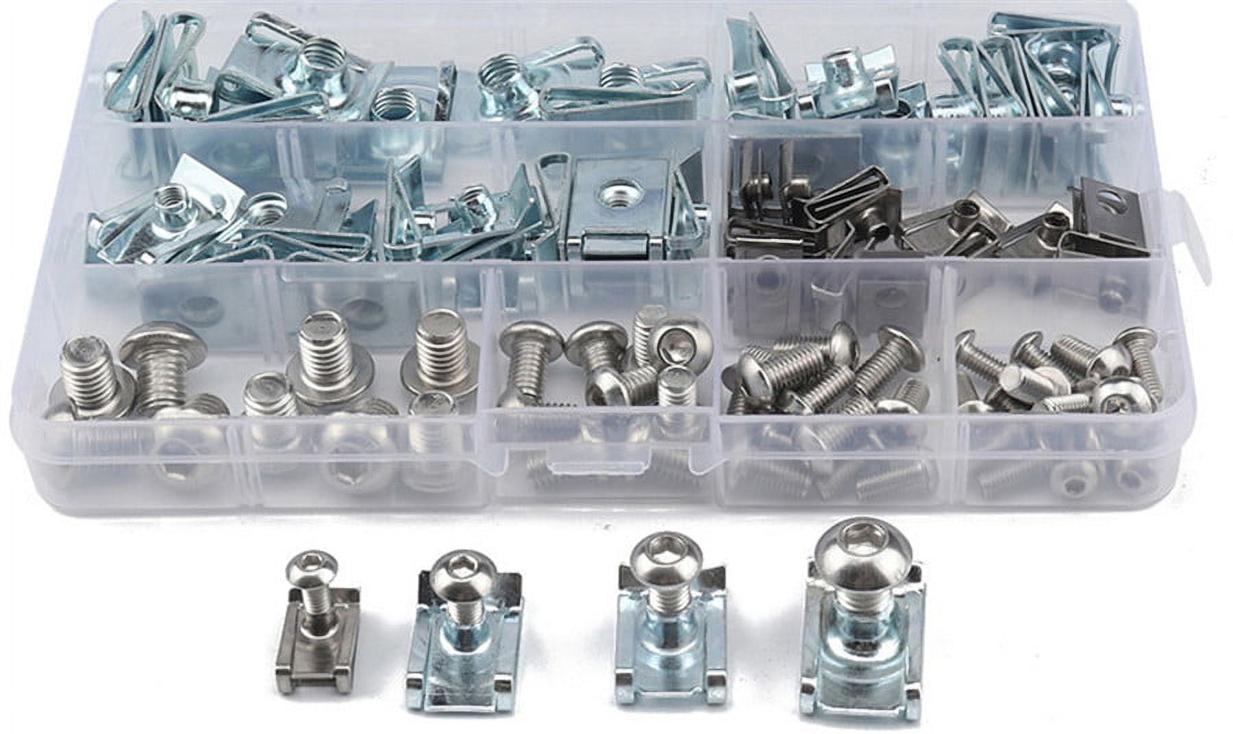 Zyutaosan 100Pcs Fairing Bodywork Panel Reed U Clips Motorcycle / U Nut ...