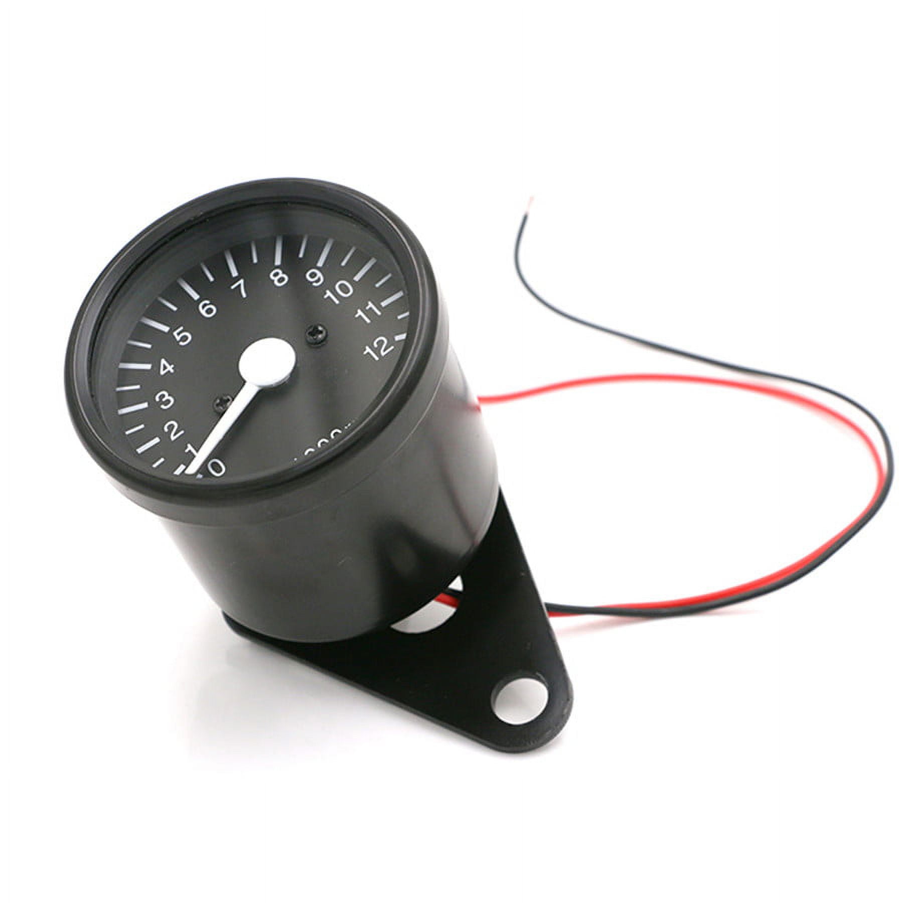 Zyutaosan 12000Rpm Universal Led Motorcycle Tachometer Speedometer ...