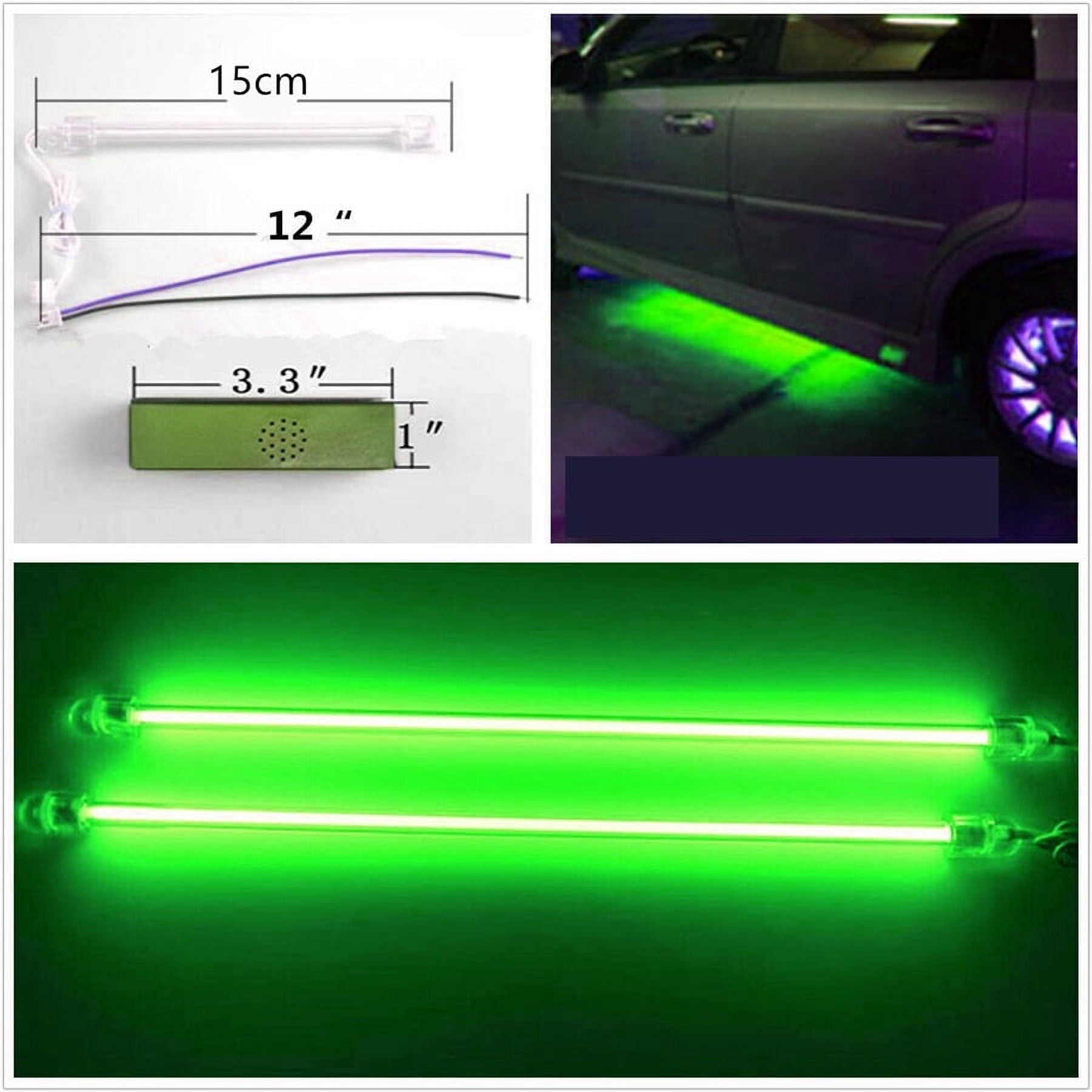 Zyutaosan 2 Pca Car Green Undercar Underbody Neon Lights Ccfl Cold ...