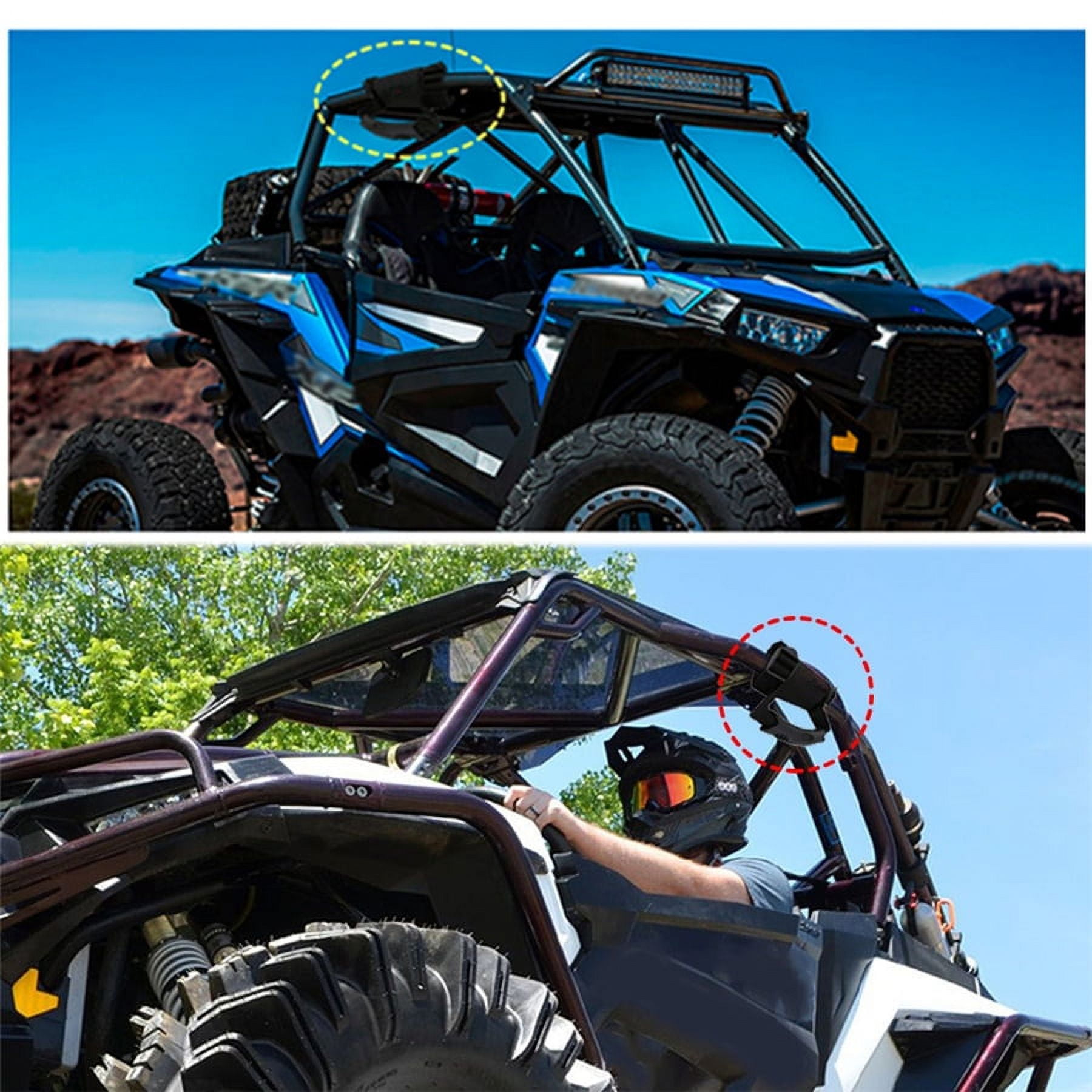 Zyutaosan 2Pcs For Polaris Atv Utv Rzr Roll Bar Straps Grab Handle ...