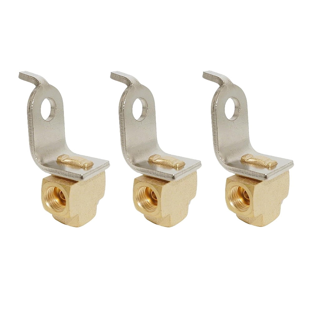 Zyutaosan 3 Pack 3 Way Female Brake Line Tee For 3/16 Inch Tube With ...