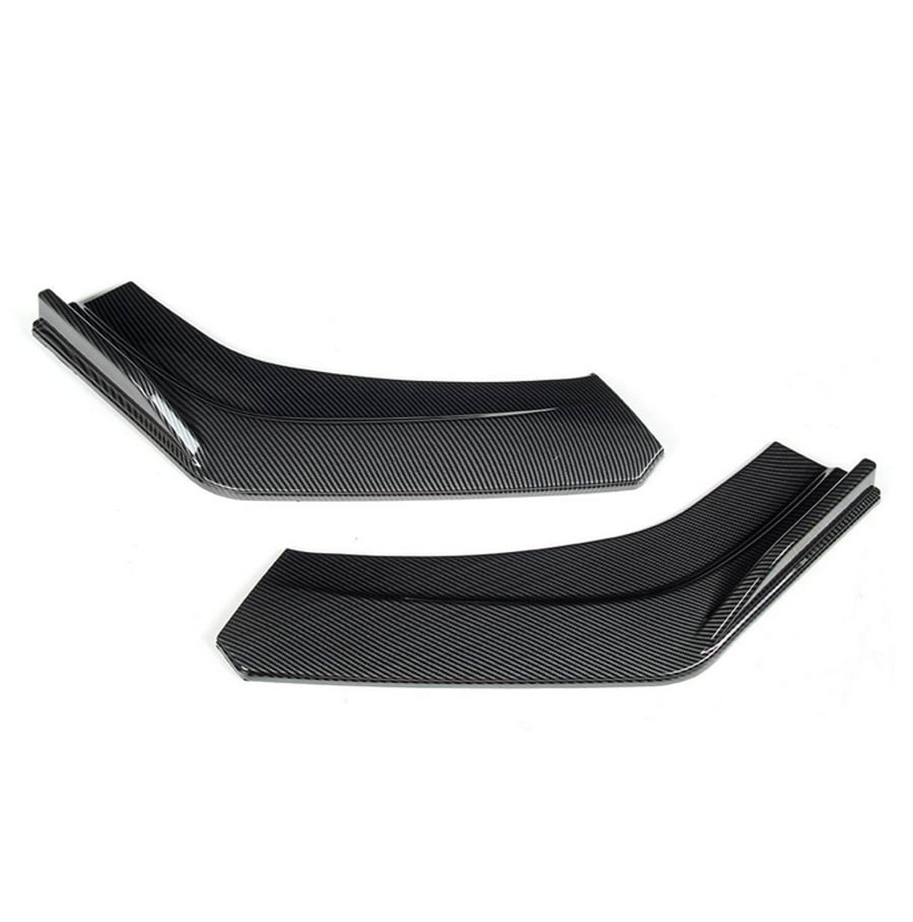 Zyutaosan 4 Pcs Carbon Fiber Color Abs Car Front Lip Chin Bumper ...