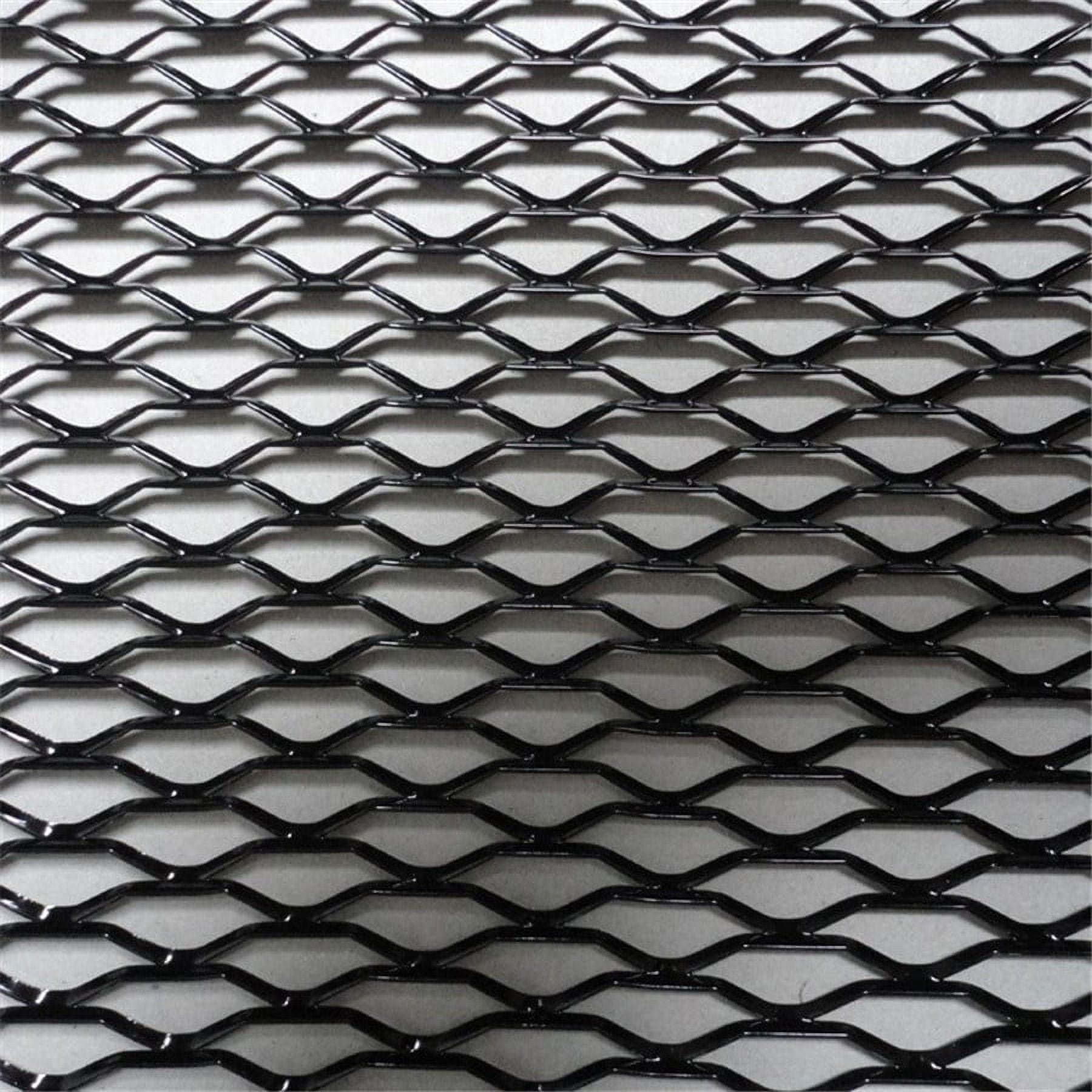 Zyutaosan 40X13 Black Universal Aluminum Grille Net Mesh Grill Section ...