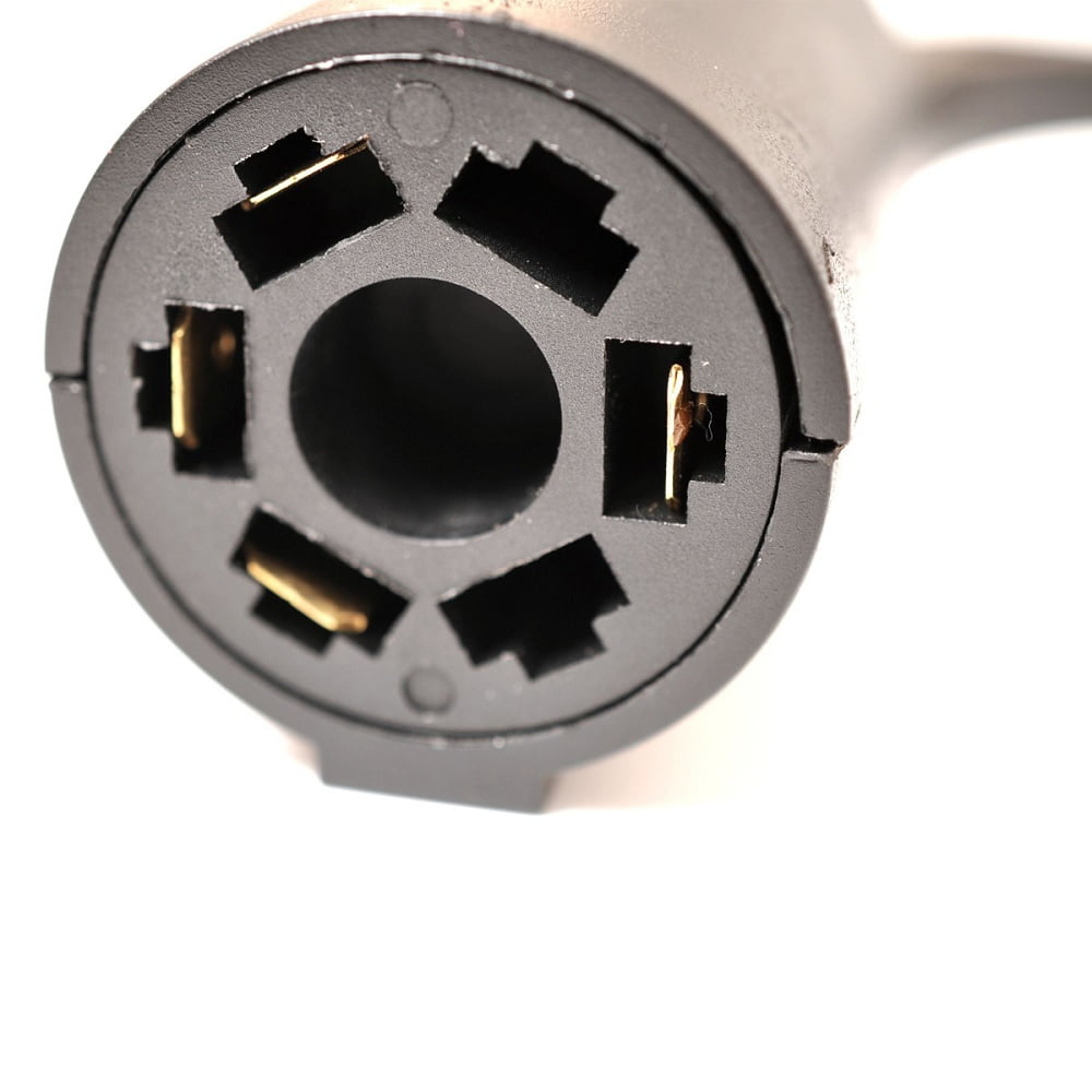 Zyutaosan 7Pin Blade To 4Pin Flat Trailer Adapter Wiring Plug For Rv ...
