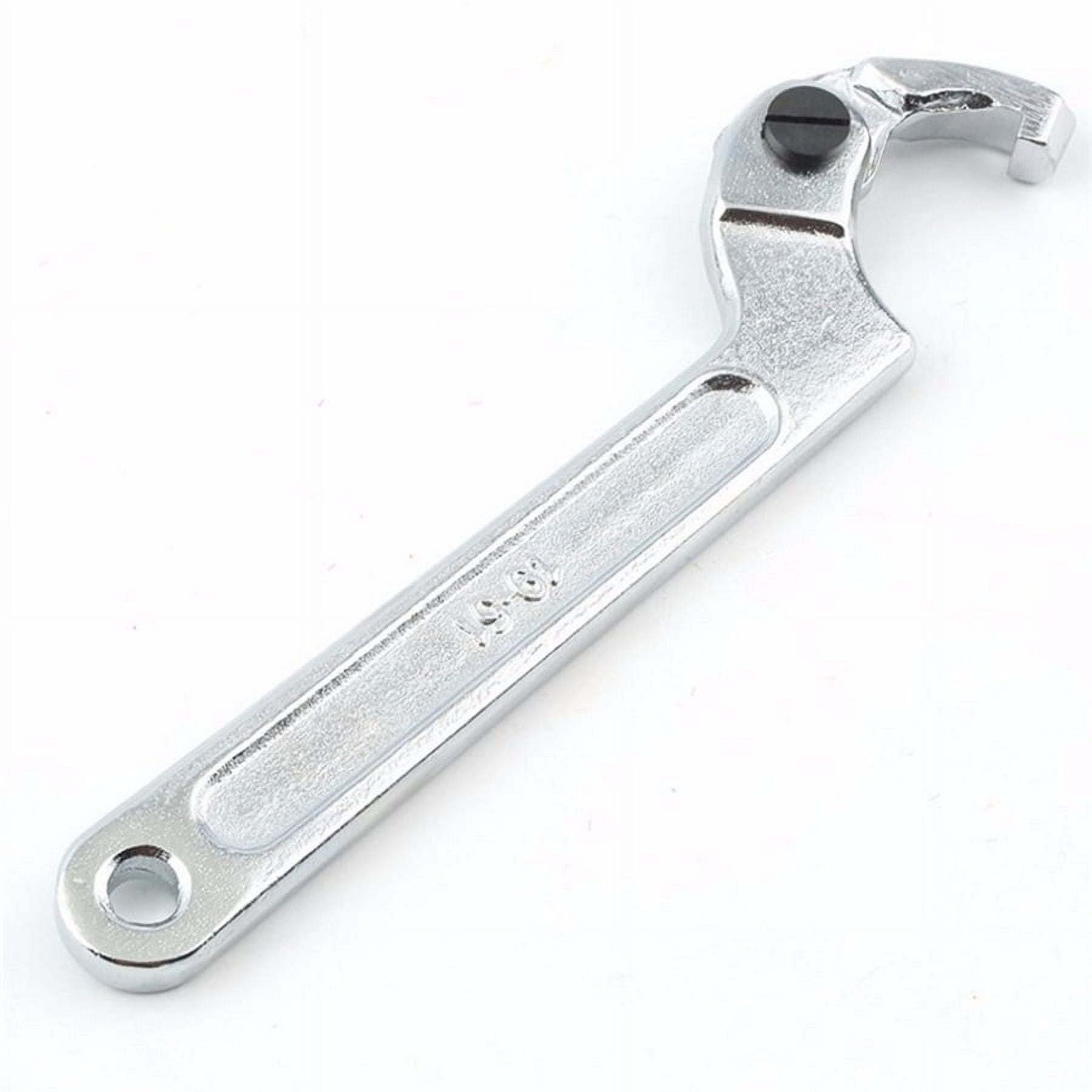 Zyutaosan Adjustable Hook Wrench Chrome C Spanner Tool Square Head ...