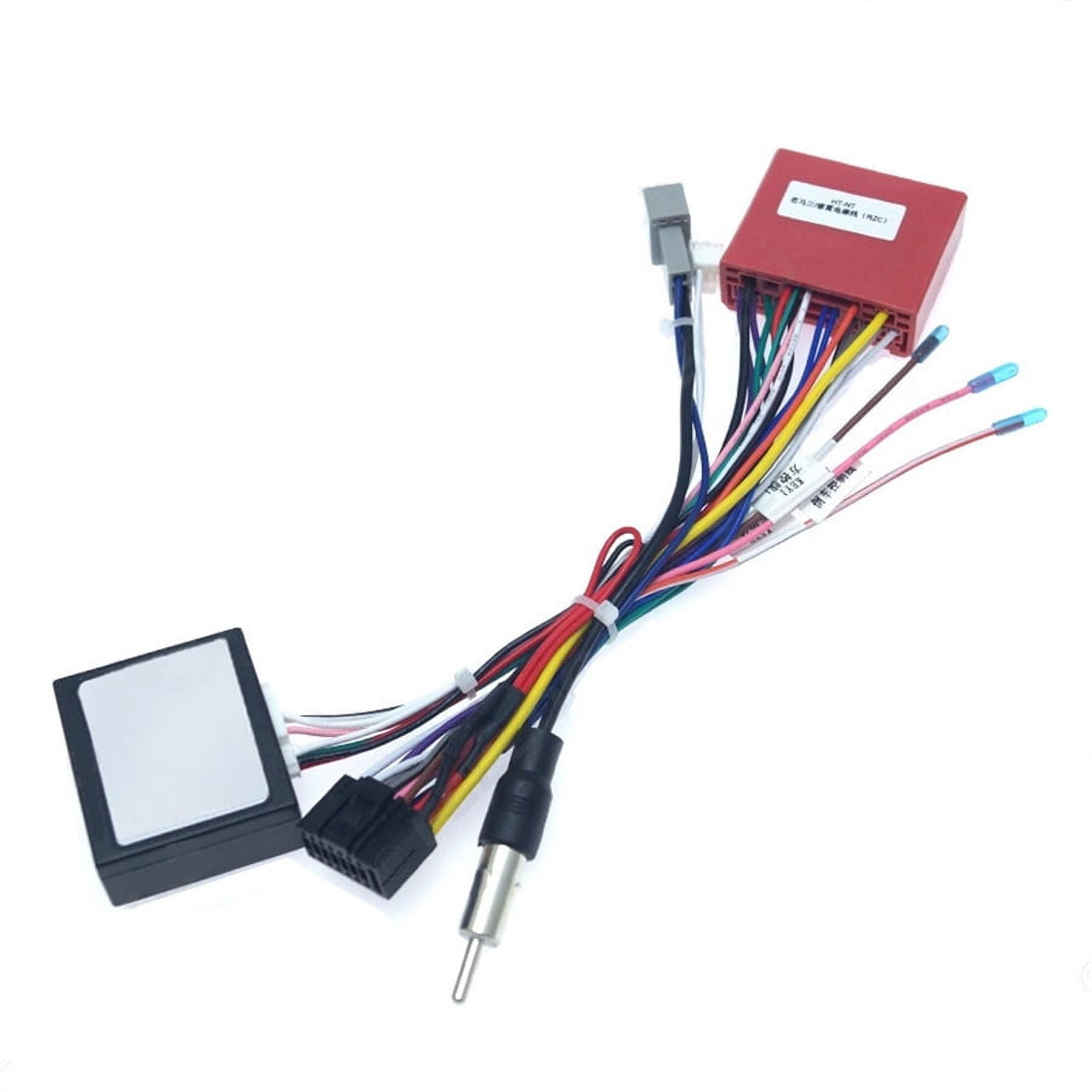 Zyutaosan Car 16Pin Stereo Radio Wiring Harness Power Cable Adapter ...