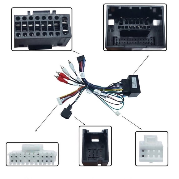 Zyutaosan Car Media Radio Player 16Pin Android Wire Harness With Canbus ...