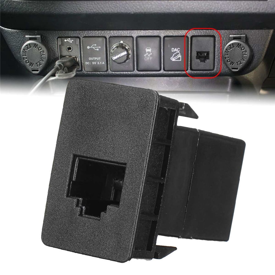 Zyutaosan Cb Uhf Blank Socket Rj45 Dio Switch Panel Dash For Toyota ...