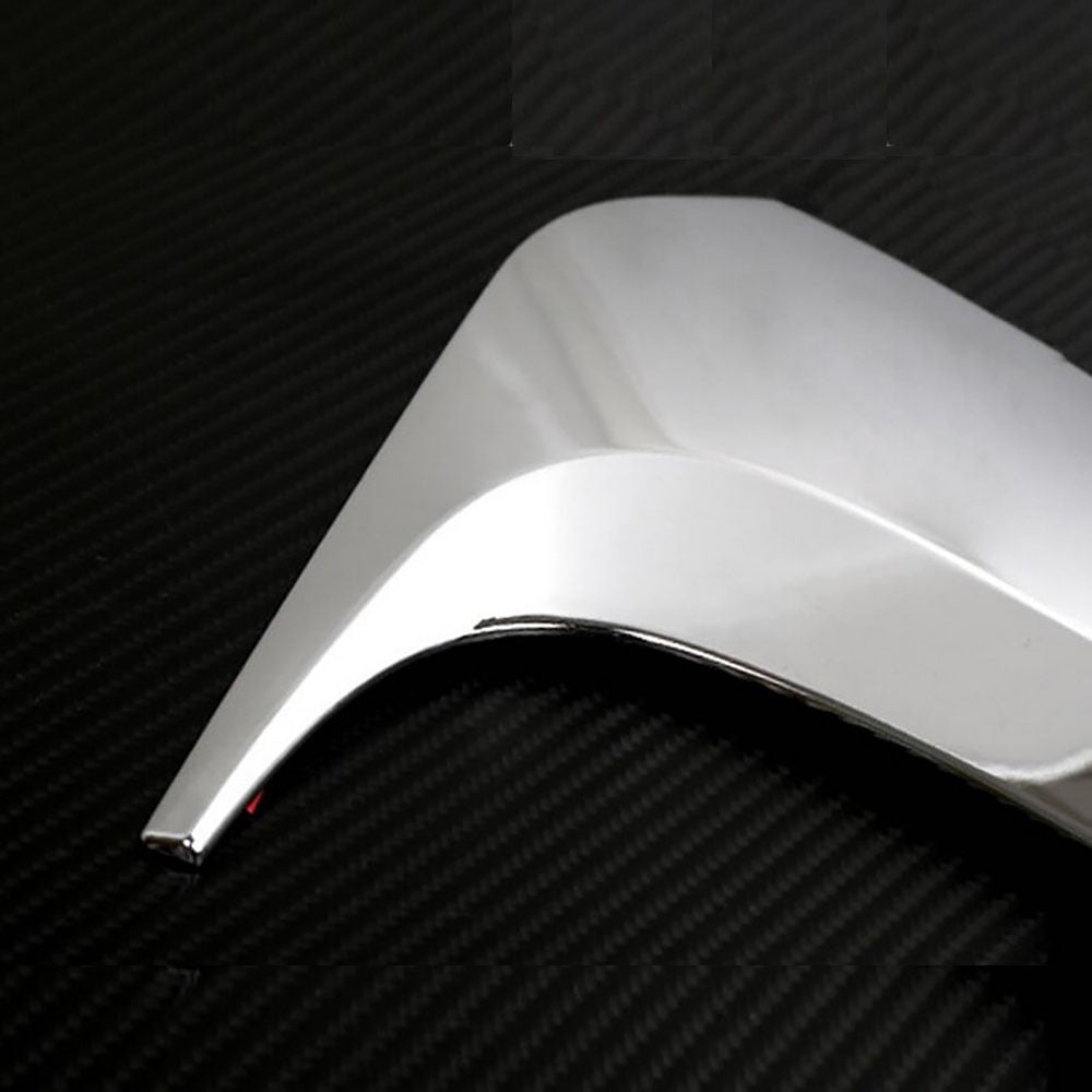 Zyutaosan Chrome Rear Window Side Spoiler Wing Cover Trims For Toyota ...