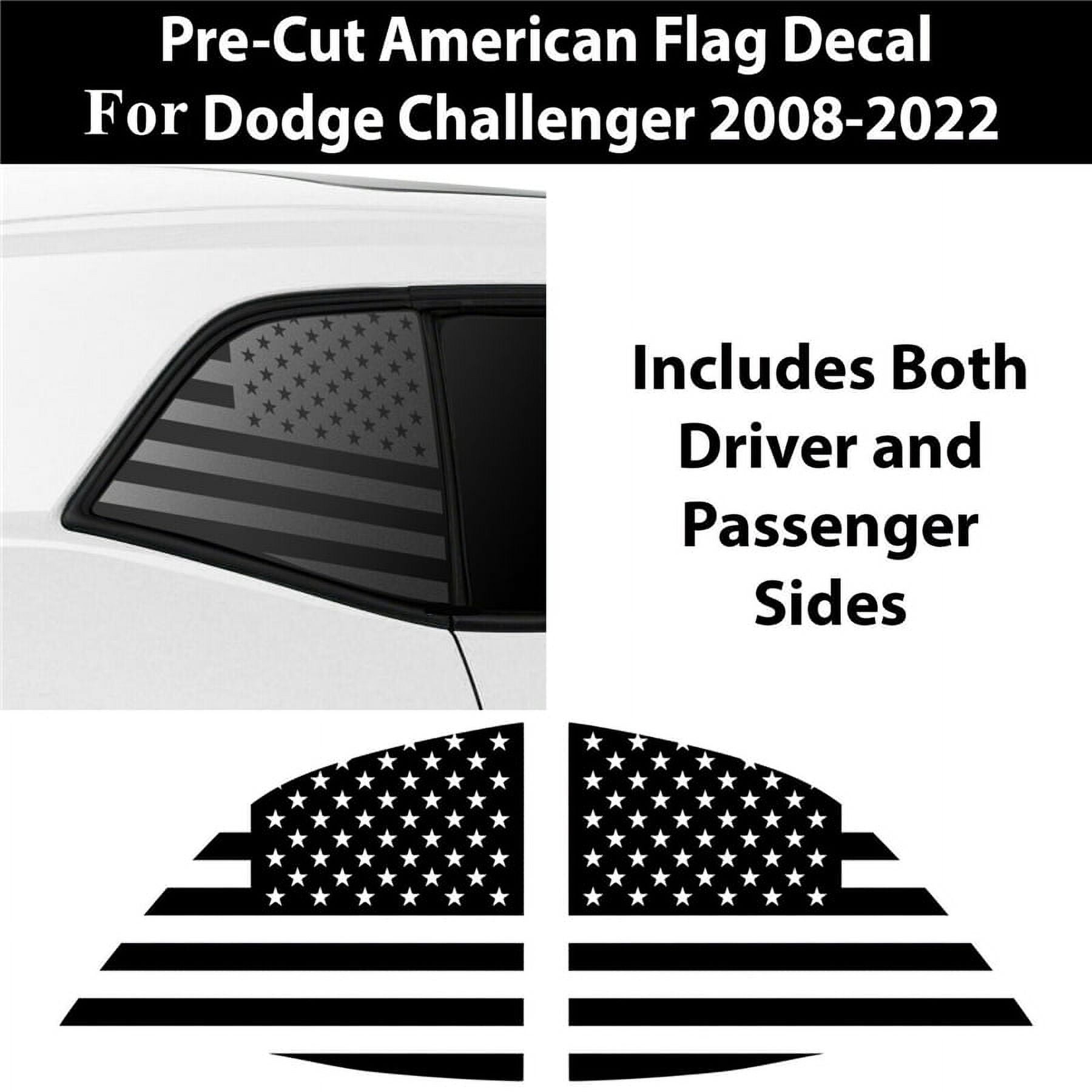 Zyutaosan Fits For Dodge Challenger 2008-2022 Distressed American Flag ...