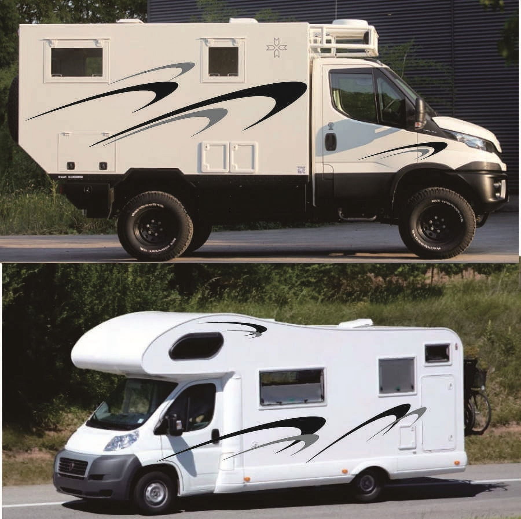 Zyutaosan For Camper Rv Trailer Stripes Graphics (Two Side) Vinyl ...