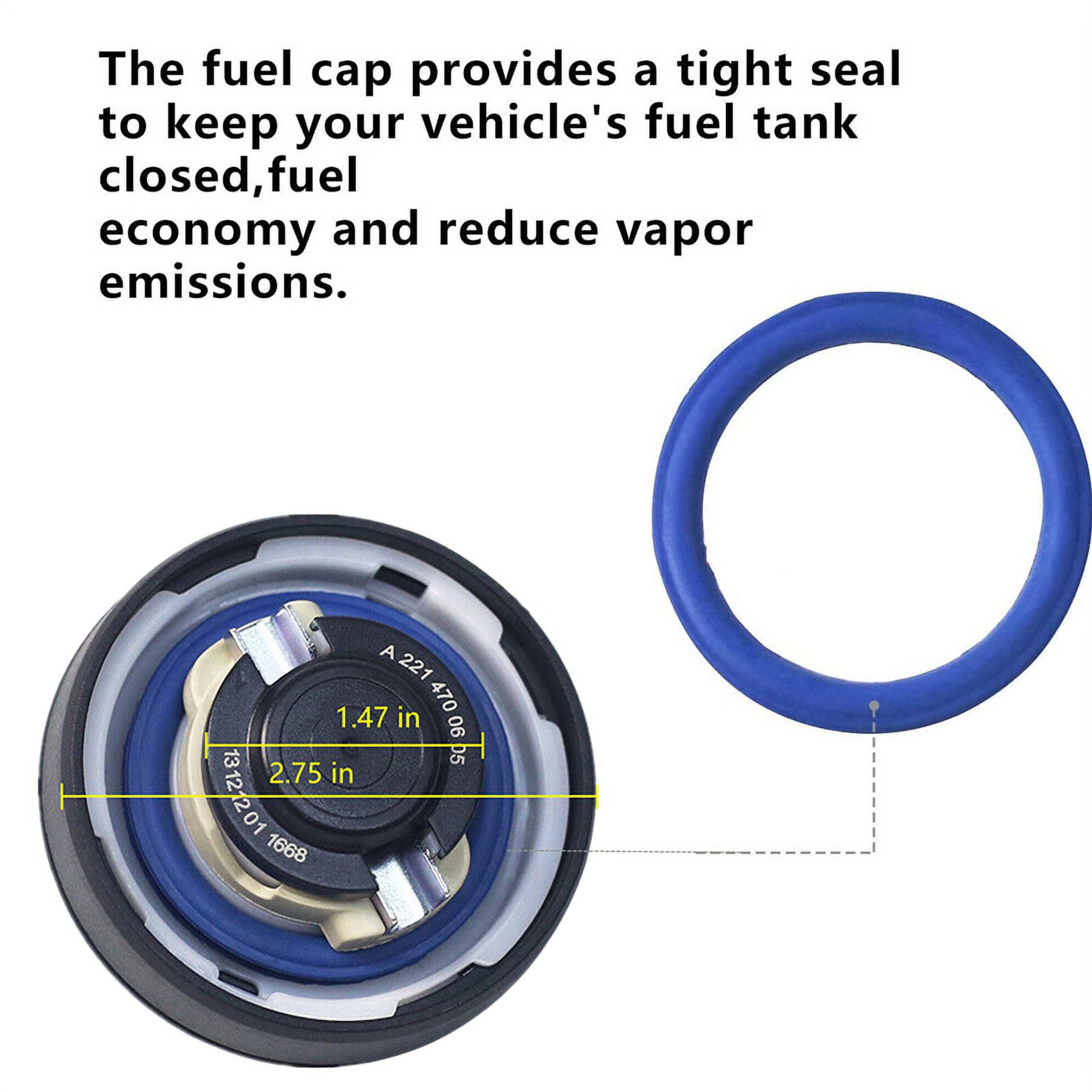 Zyutaosan Fuel Tank Gas Cap Filler Cap Fit For Mercedes W205 W213 W222 ...