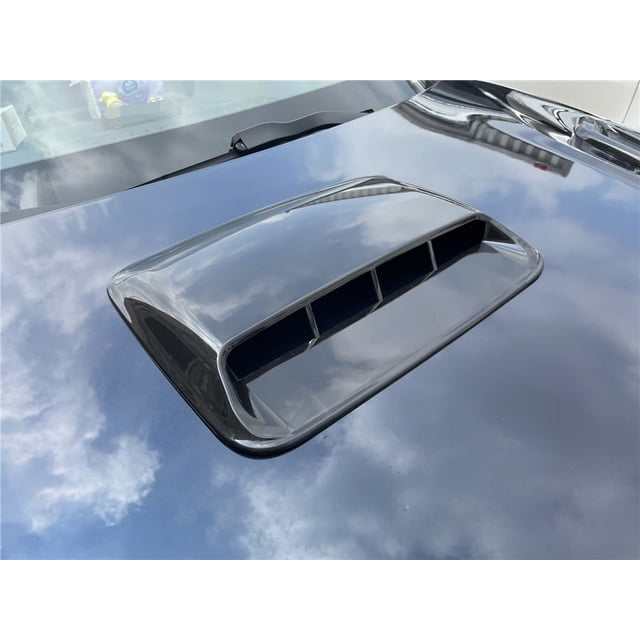 Zyutaosan Glossy Black Abs Car Air Flow Intake Hood Scoop Vent Bonnet ...