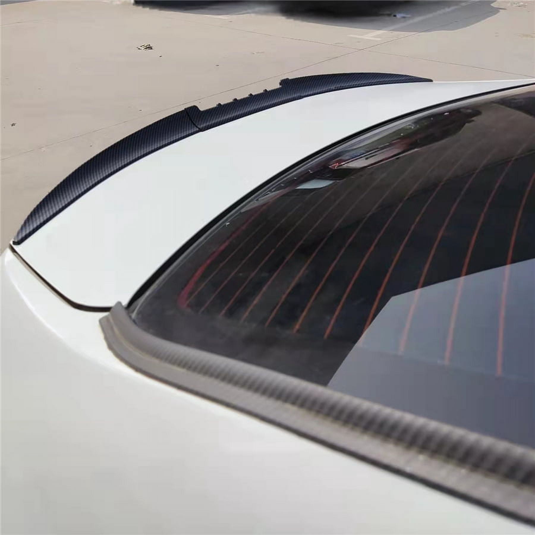 Zyutaosan Glossy Carbon Fiber Color Adjustable Car Rear Roof Lip Blade ...
