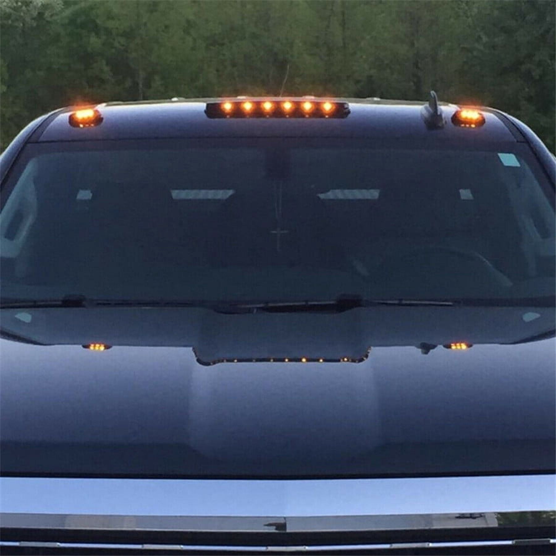 Zyutaosan This Listing Is For 3 Pieces Full Amber Led Top Cab Roof ...