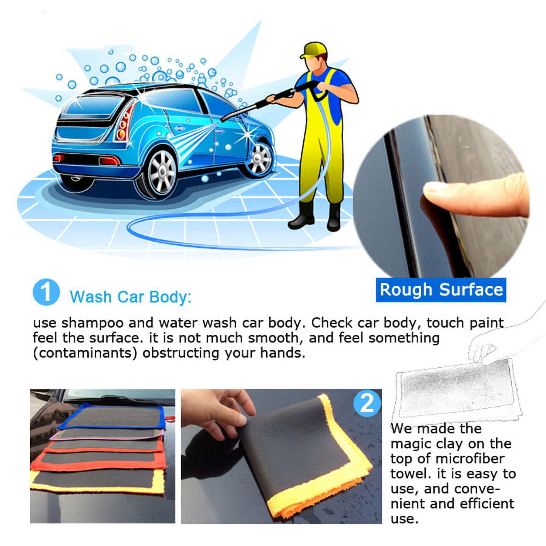 Zyutaosan Magic Clay Cloth Towel Clay Bar Car Wash Paint Care Auto Care ...