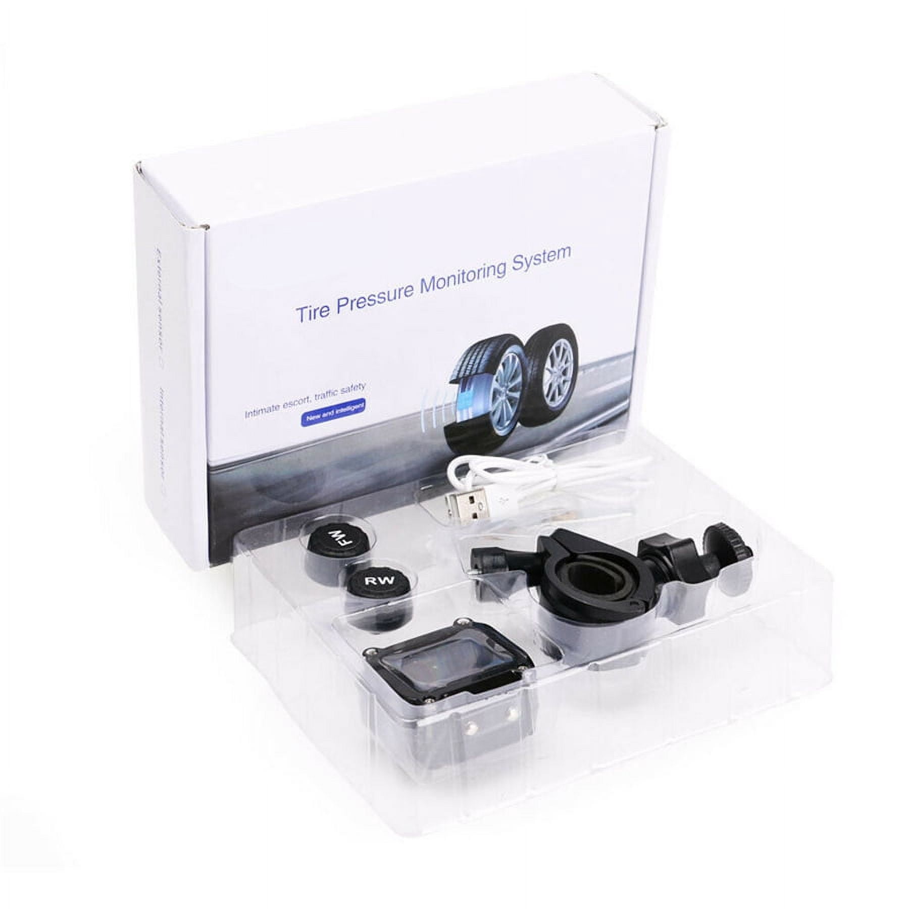Zyutaosan Motorcycle Digital Electric Bike TPMS Tire Tyre Pressure ...