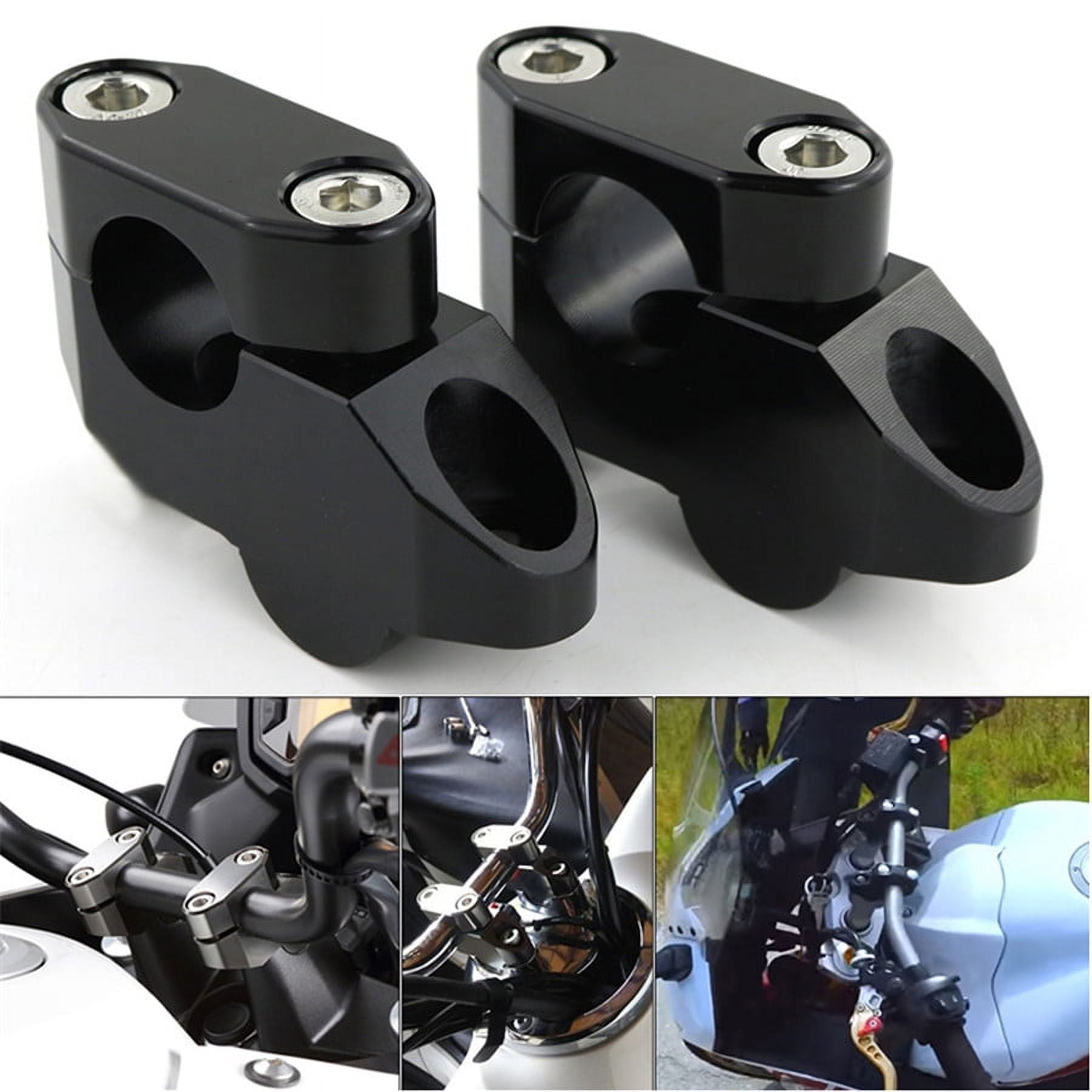 Zyutaosan Mount Extension Back Moved Up Handlebar Risers For Honda ...