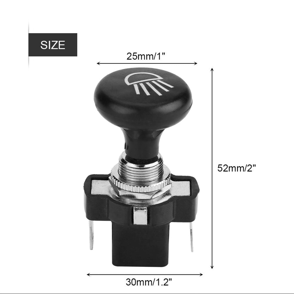 Zyutaosan New 12V Car Auto Headlight Push Pull Light Switch For Cart ...
