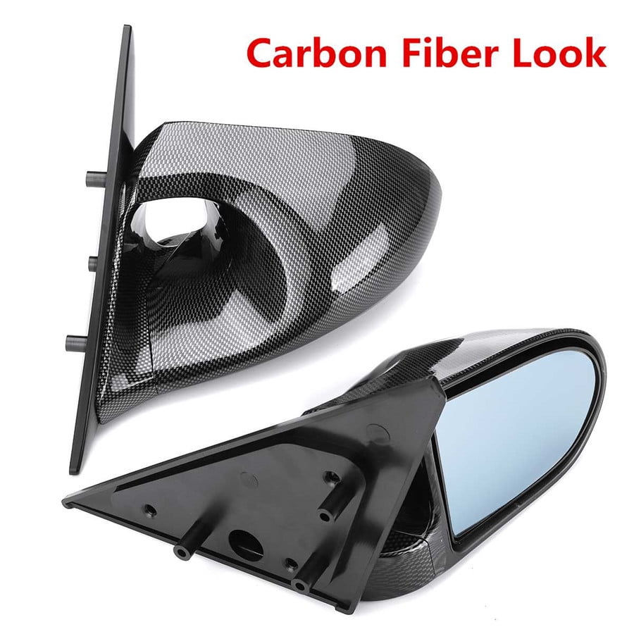Zyutaosan Pair Carbon Fiber Look Side View Mirrors For Honda Civic Eg ...