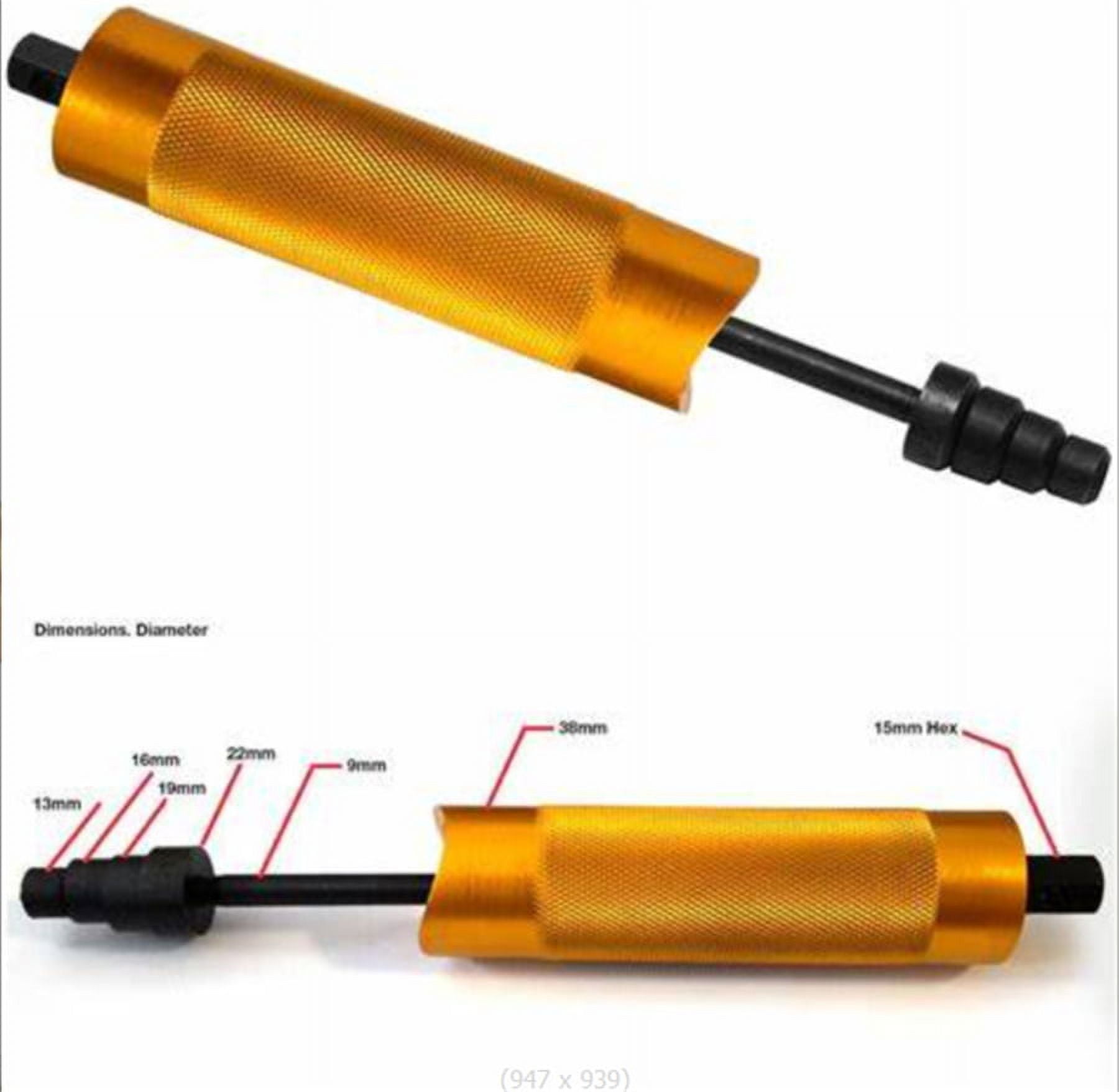 Zyutaosan Piston Pin Puller Deluxe 4 Sizes Of Plungers Remover Tool ...