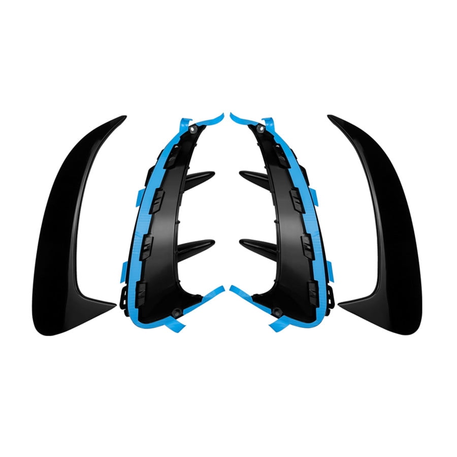 Zyutaosan Rear Bumper Trim Lip Side Fender Canards Fin Splitter For ...