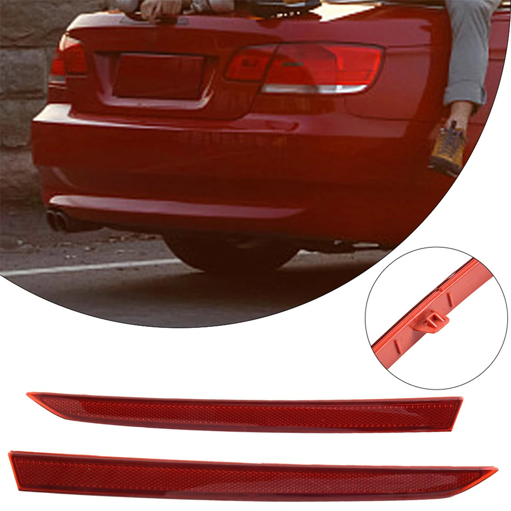 Zyutaosan Red Lens Rear Bumper Reflector Light Fits For Bmw 3 Series ...