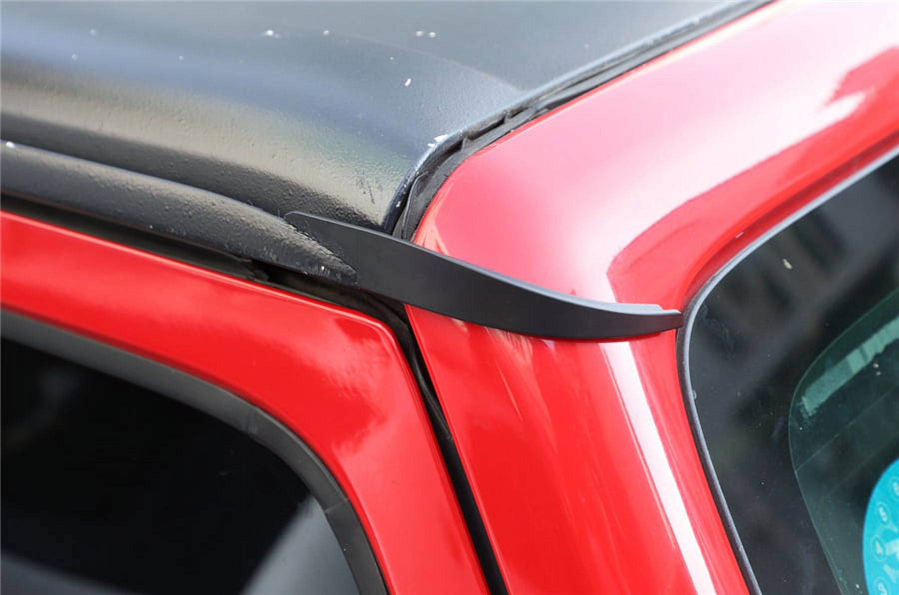 Zyutaosan Roof Rainwater Shield Diversion Slot Extend Cover For Jeep ...