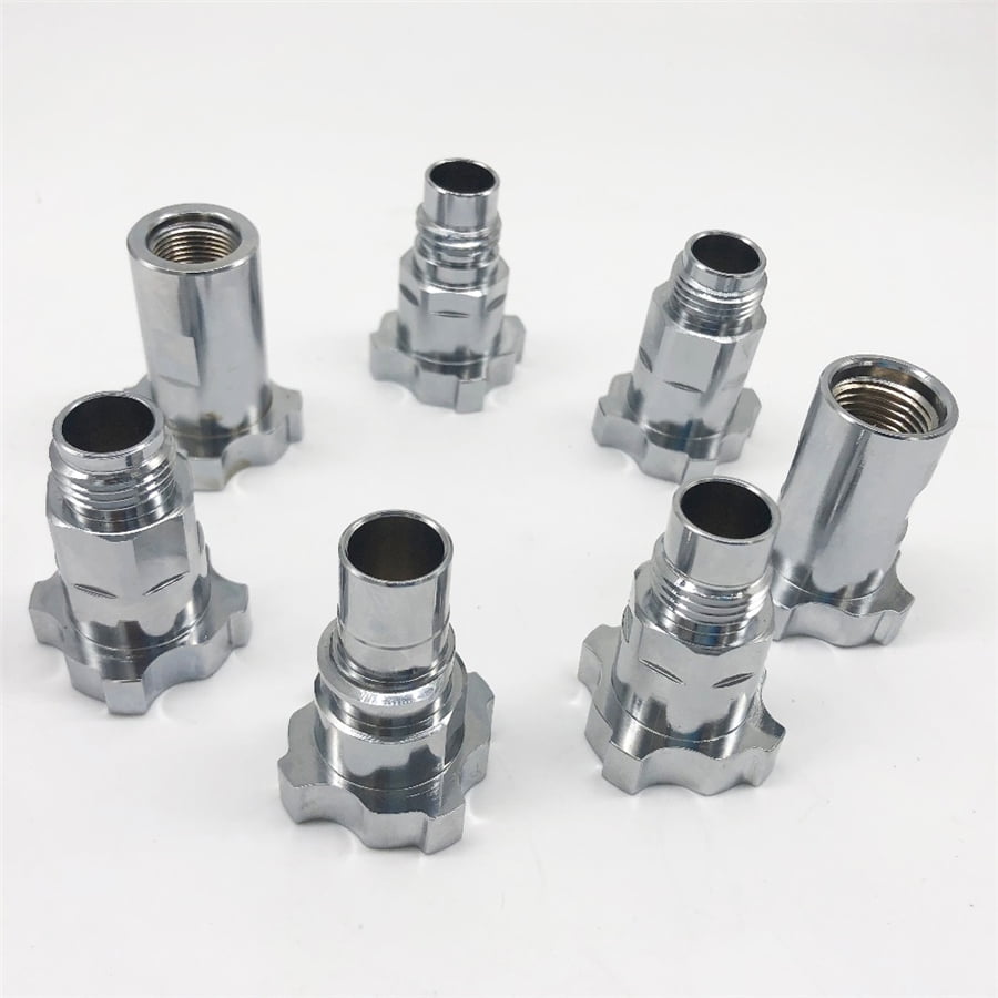 Zyutaosan Spray Gun Connector Adapter Spray Gun Cup Adapter Pot Joints ...