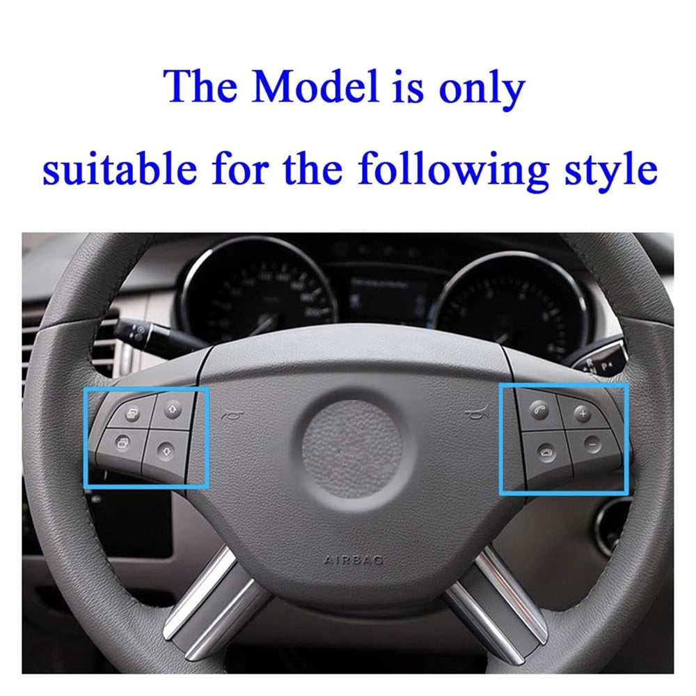 Zyutaosan Steering Wheel Switch Button Black For Mercedes-Benz Ml Gl R ...